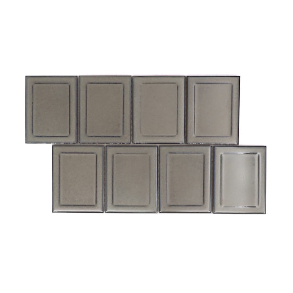 Emser Tile Cuadro 9 in. x 14 in. Glossy Porcelain Wall Tile (9.38 sq. ft./Case) | Wayfair